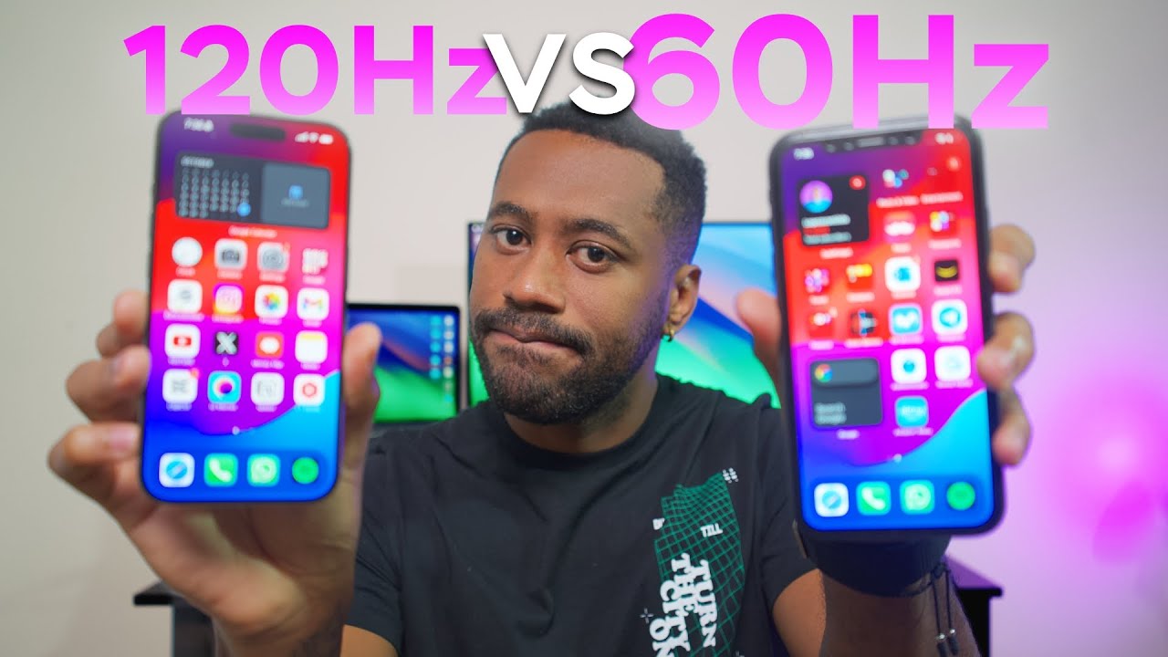 iPhone 15 PRO vs iPhone 15 | 60 Hz vs 120 Hz La polémica! - YouTube