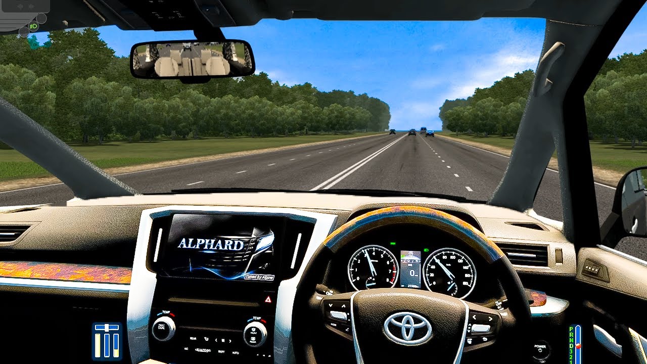 City Car Driving - Toyota Alphard - Normal Driving - YouTube