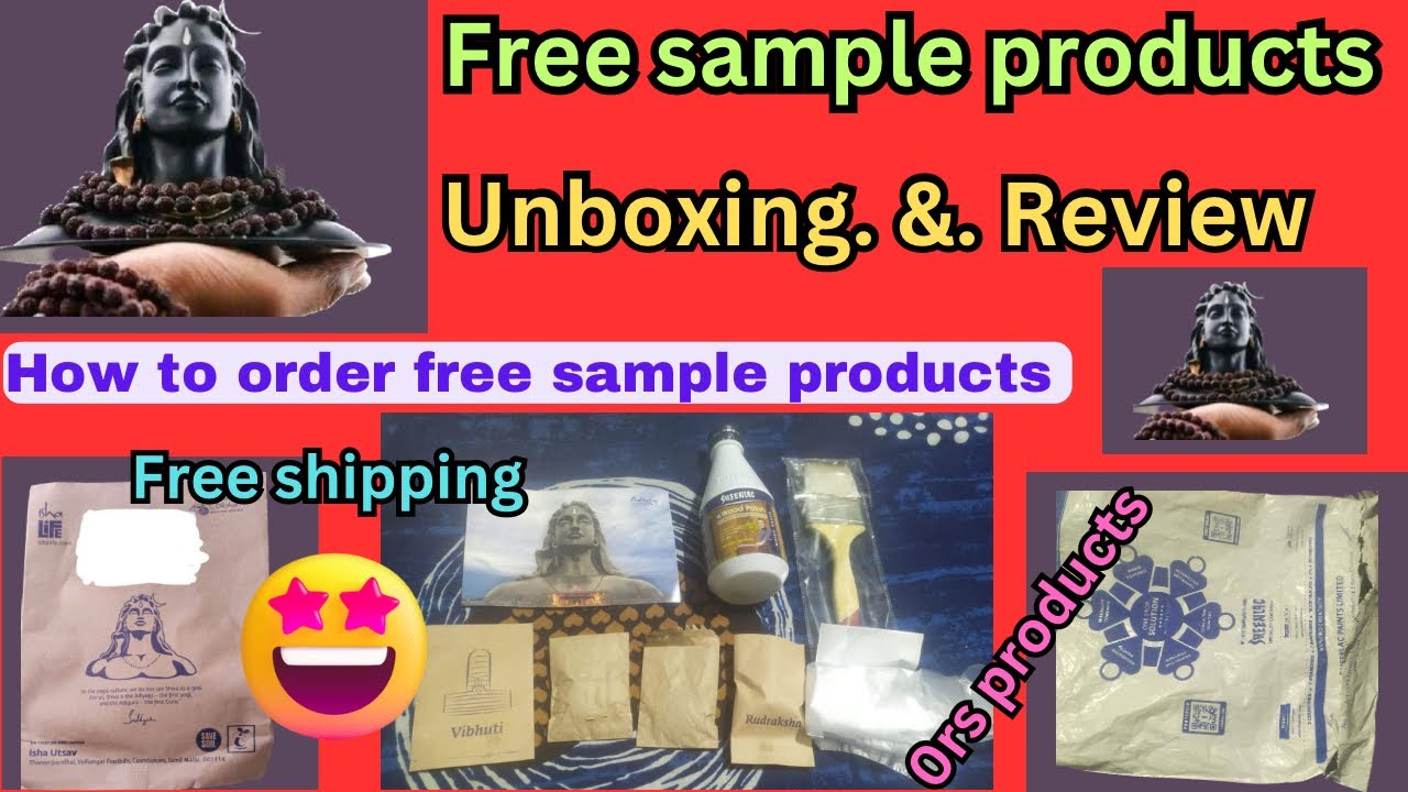 Free sample unboxing😍 free sample products today | 0rs products# ...