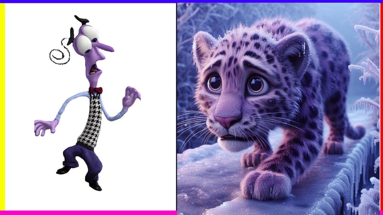 Inside Out 2 Goes WILD! See All Characters as Leopards 🐾 - YouTube