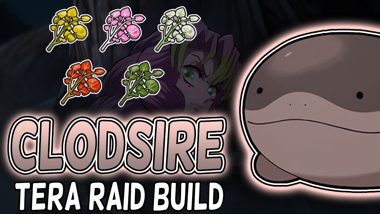 BEST Clodsire (poison) Build For Raids In Pokemon Scarlet And Violet ...