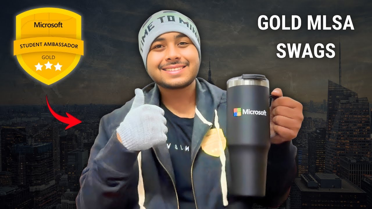 Unboxing Microsoft Student Ambassador GOLD Swag Kit 🎁 | Exclusive MLSA ...
