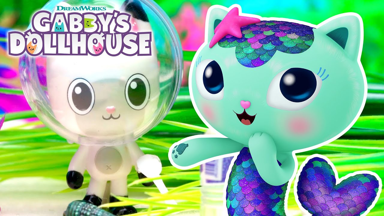 MerCat's Most Magnificent Moments! | GABBY'S DOLLHOUSE TOYPLAY ...