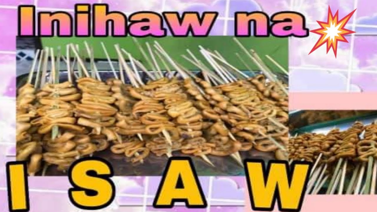 HOW TO COOK ISAW NG MANOK BARBECUE PINOY STREET FOOD RECIPE - YouTube