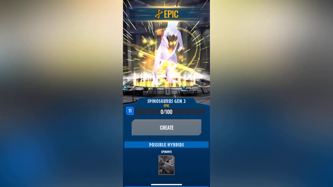 Jurassic world alive - Spinosaurus GEN 2 - YouTube