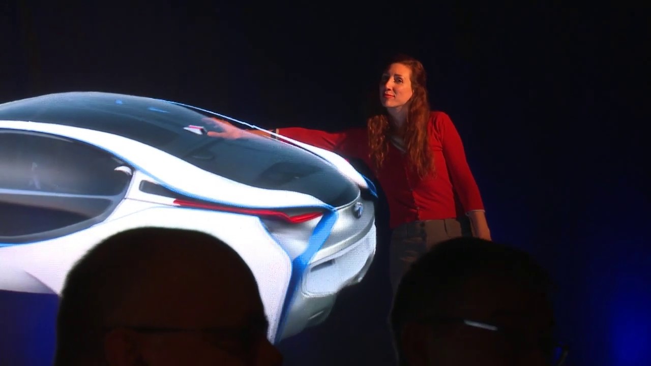 Holopoint allows human and hologram interaction - YouTube