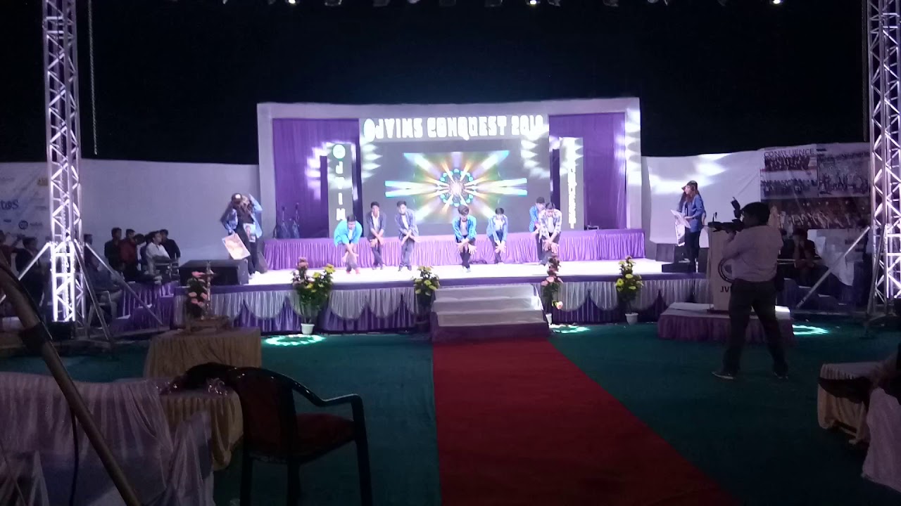 Conquest 2k18 funny dance video ( JVIMS ) , JAMNAGAR - YouTube