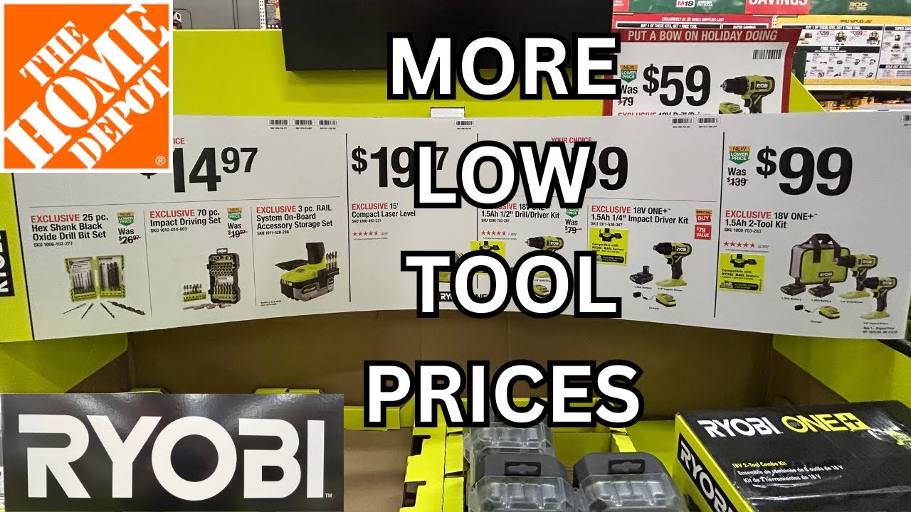 Shopping Home Depot Ryobi Tool Sale HIGH DEF Christmas Deals Amazing ...