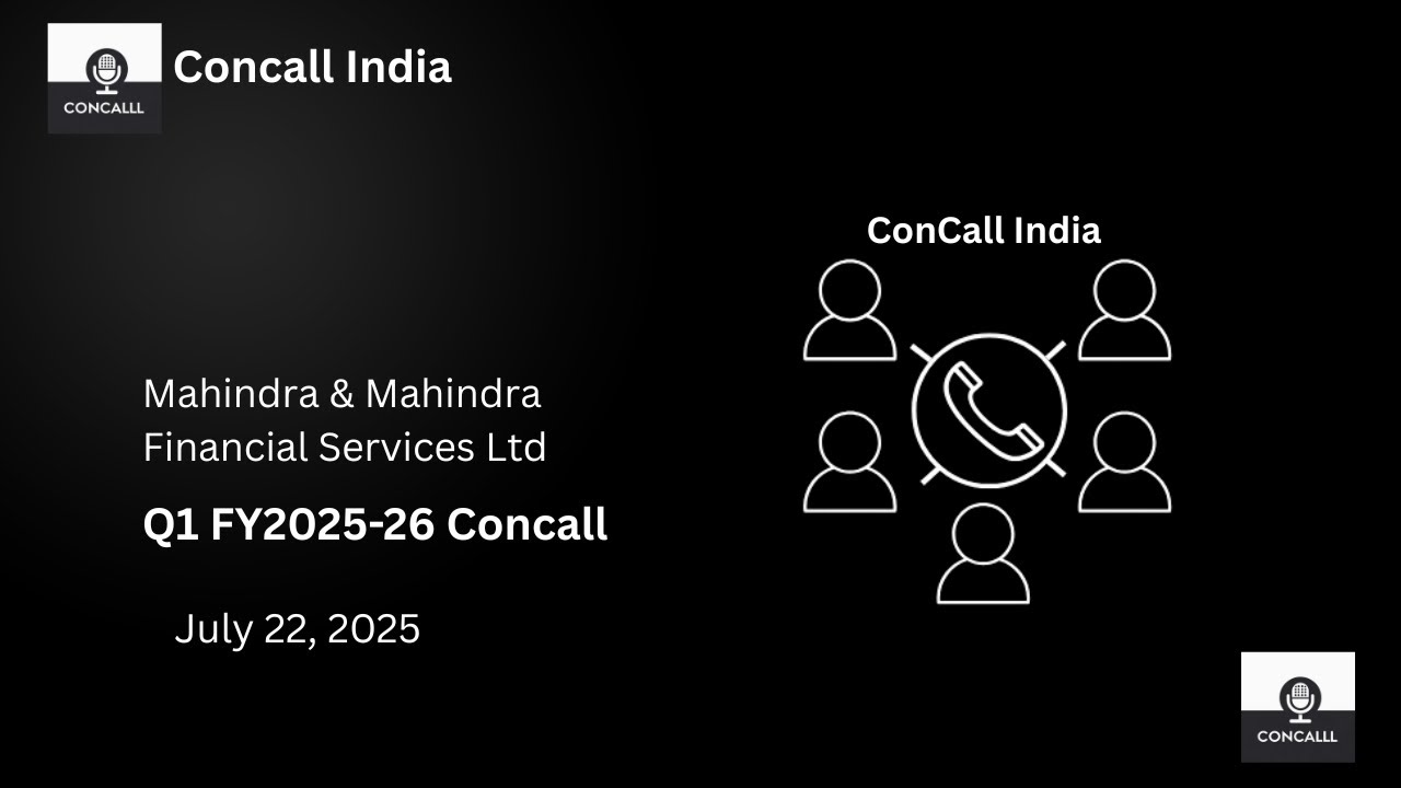 Mahindra & Mahindra Financial Services Ltd. (MMFSL) Q1 FY 2025-26 ...