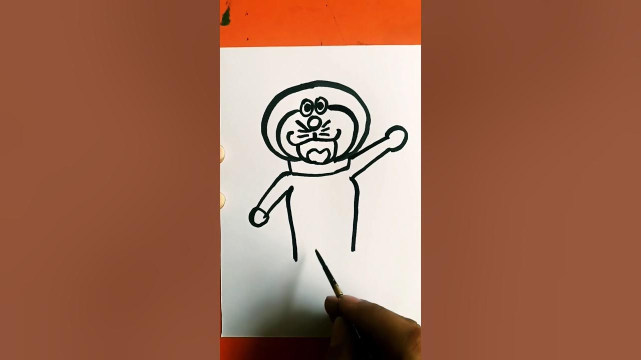 How To Draw Doramon Sasy Doramon Sketch Youtube