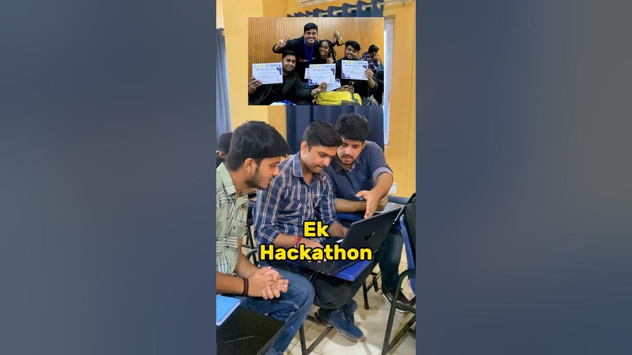 Hackathon Winning Project Idea 😱 #hackathon #code #project #btech #minivlog #dailyvlog # ...