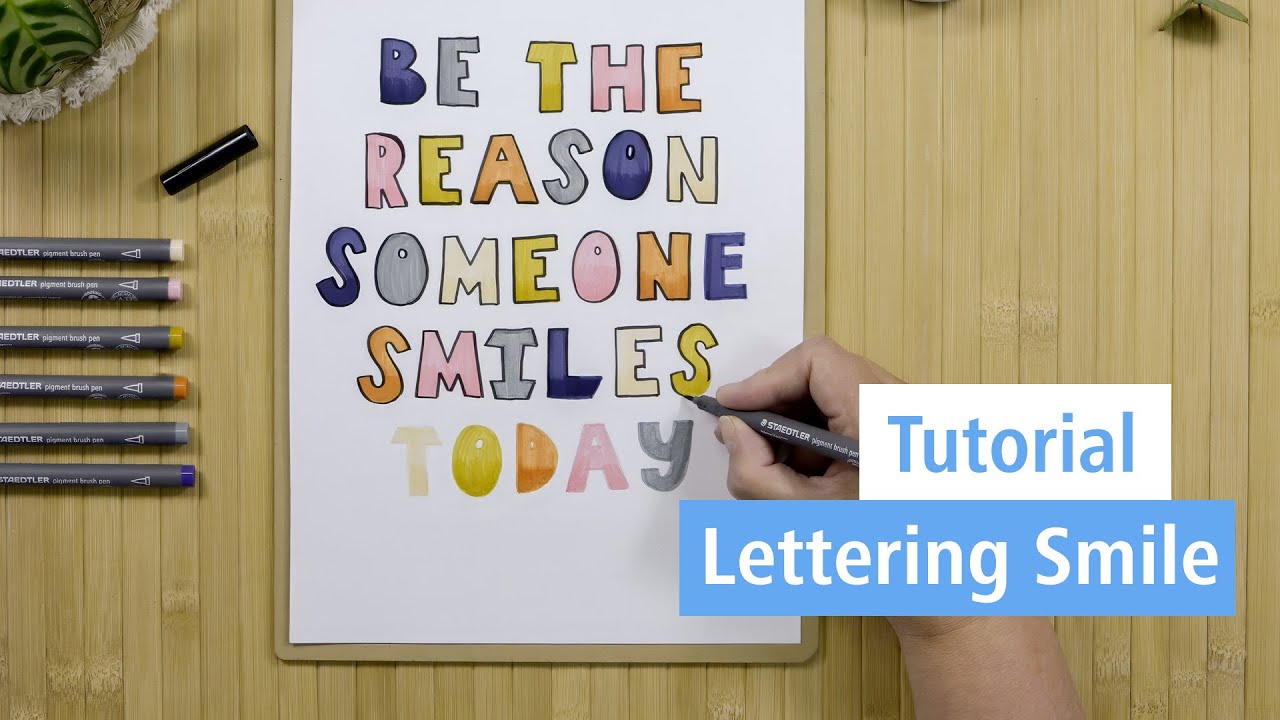 Lettering DIY Tutorial | STAEDTLER - YouTube