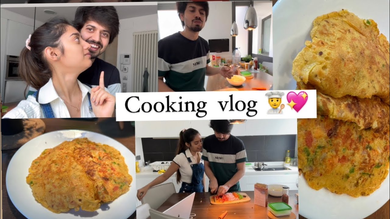 😜Cooking with my husband 💖👨‍🍳|cooking| |couple vlog| | chilla recipe ...