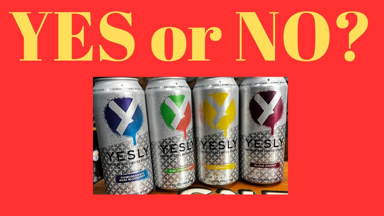 Yesly flavored water - YouTube