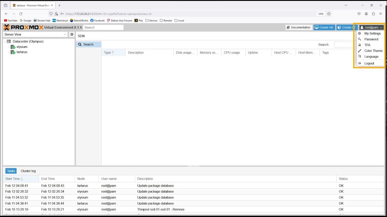 Using Proxmox GUI Interface - YouTube