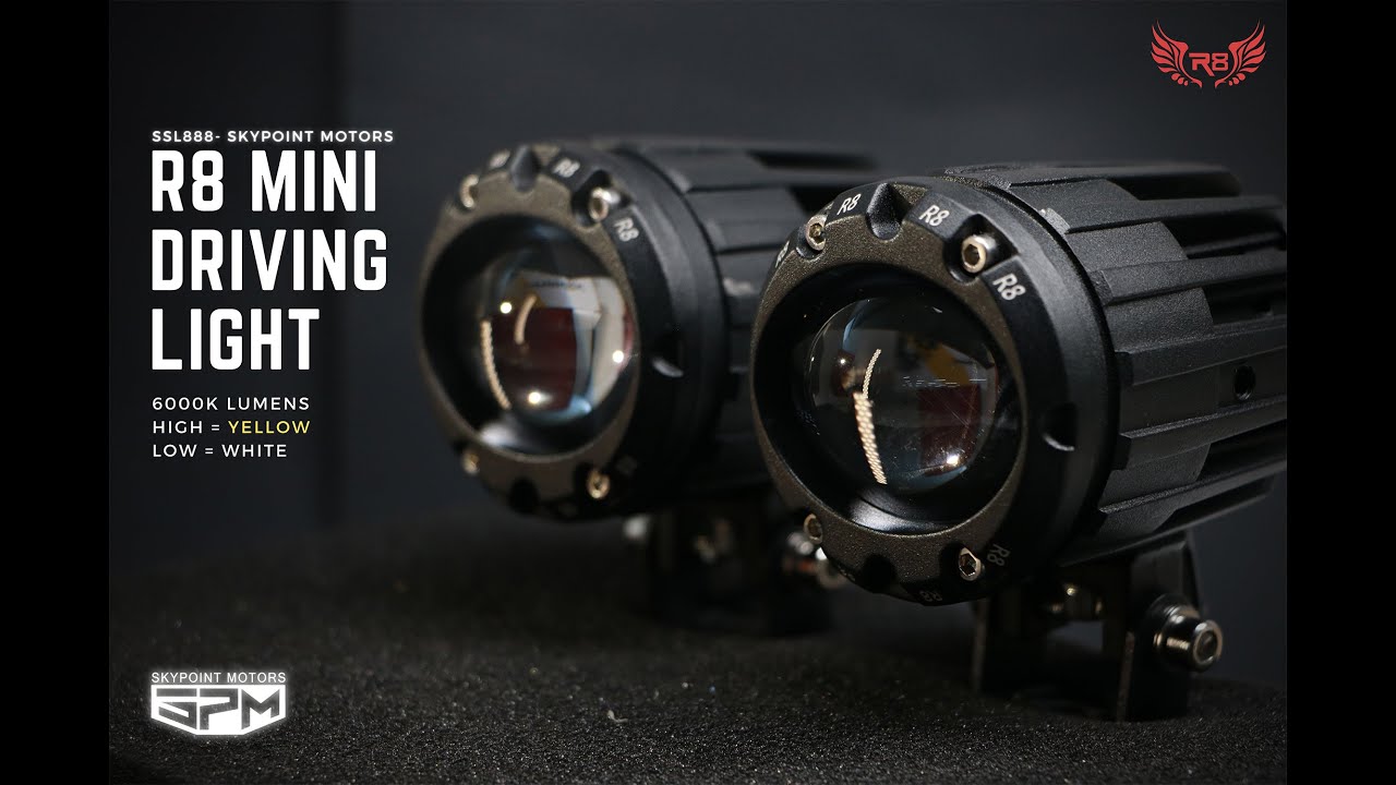 MINI DRIVING LIGHT - HIGH POWERED 60W R8 MDL - YouTube
