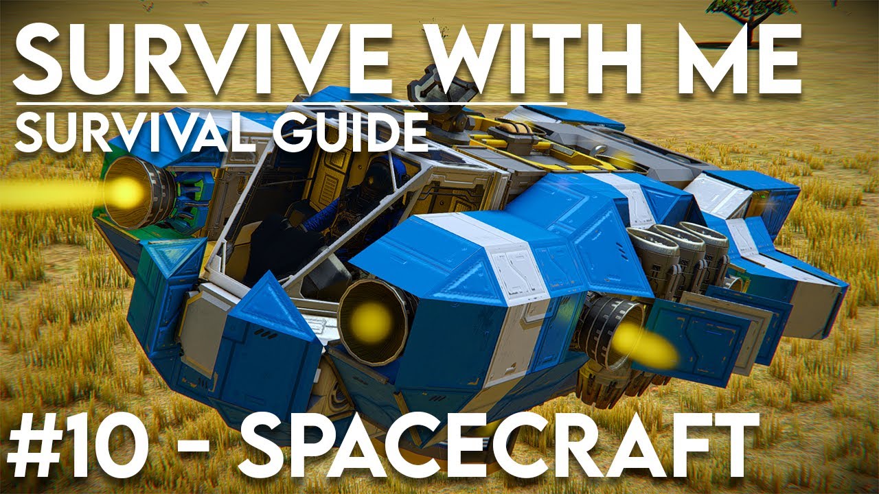 Survive with me #10 - First spacecraft build (Space Engineers) - YouTube