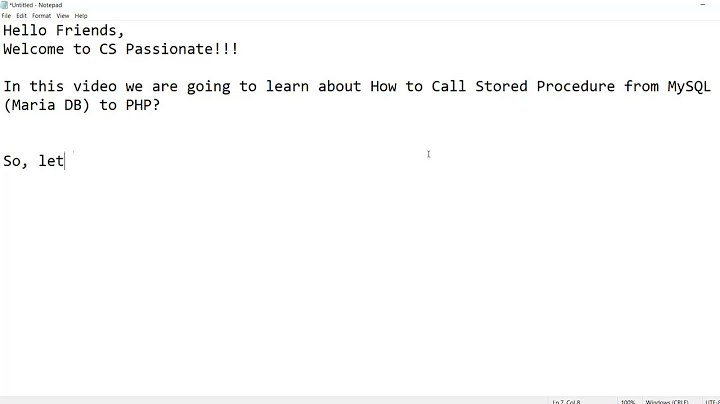 How To Use Stored Procedure In Php how-to-use-stored-procedure-in-php