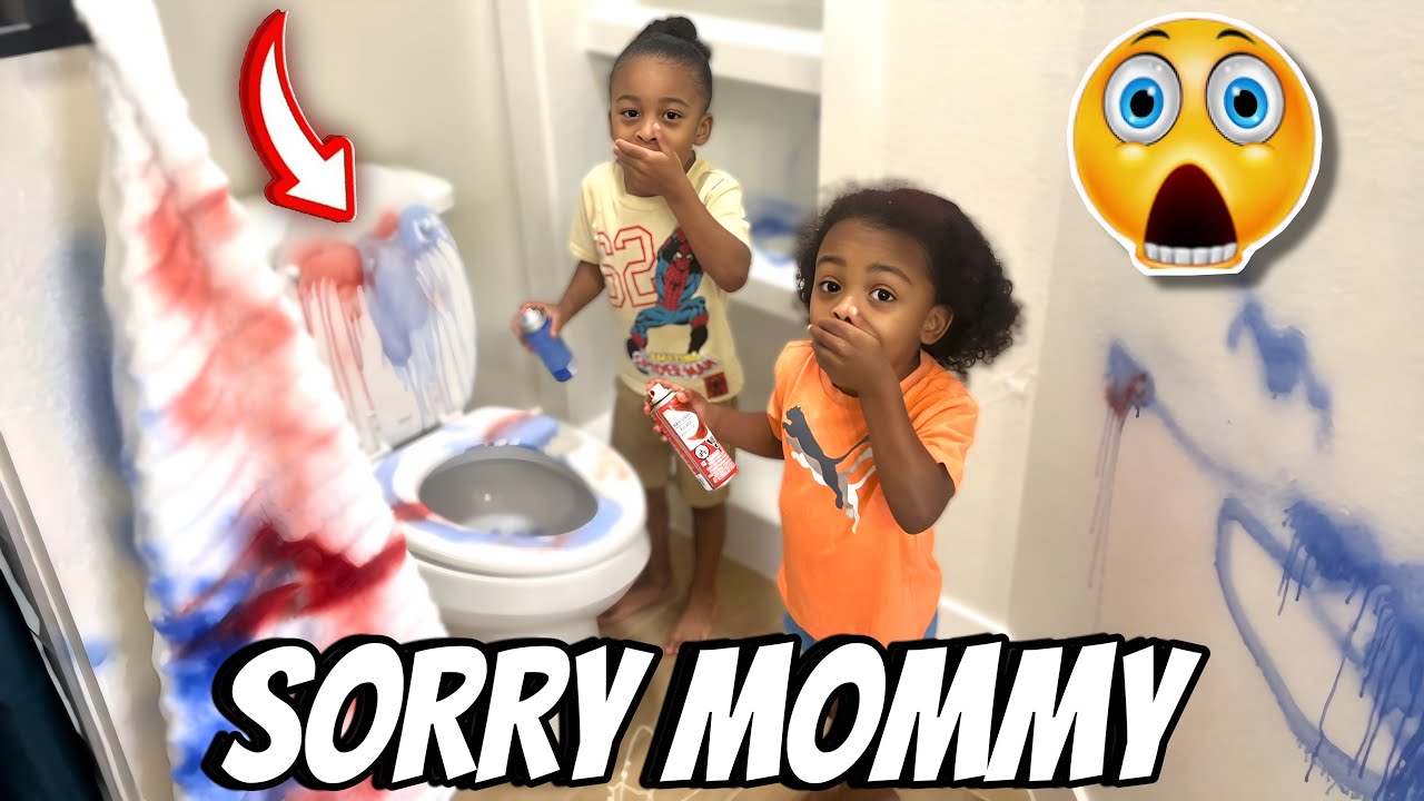 I COLORED THE BOYS HAIR BLUE PRANK ON MOMMY!!! - YouTube