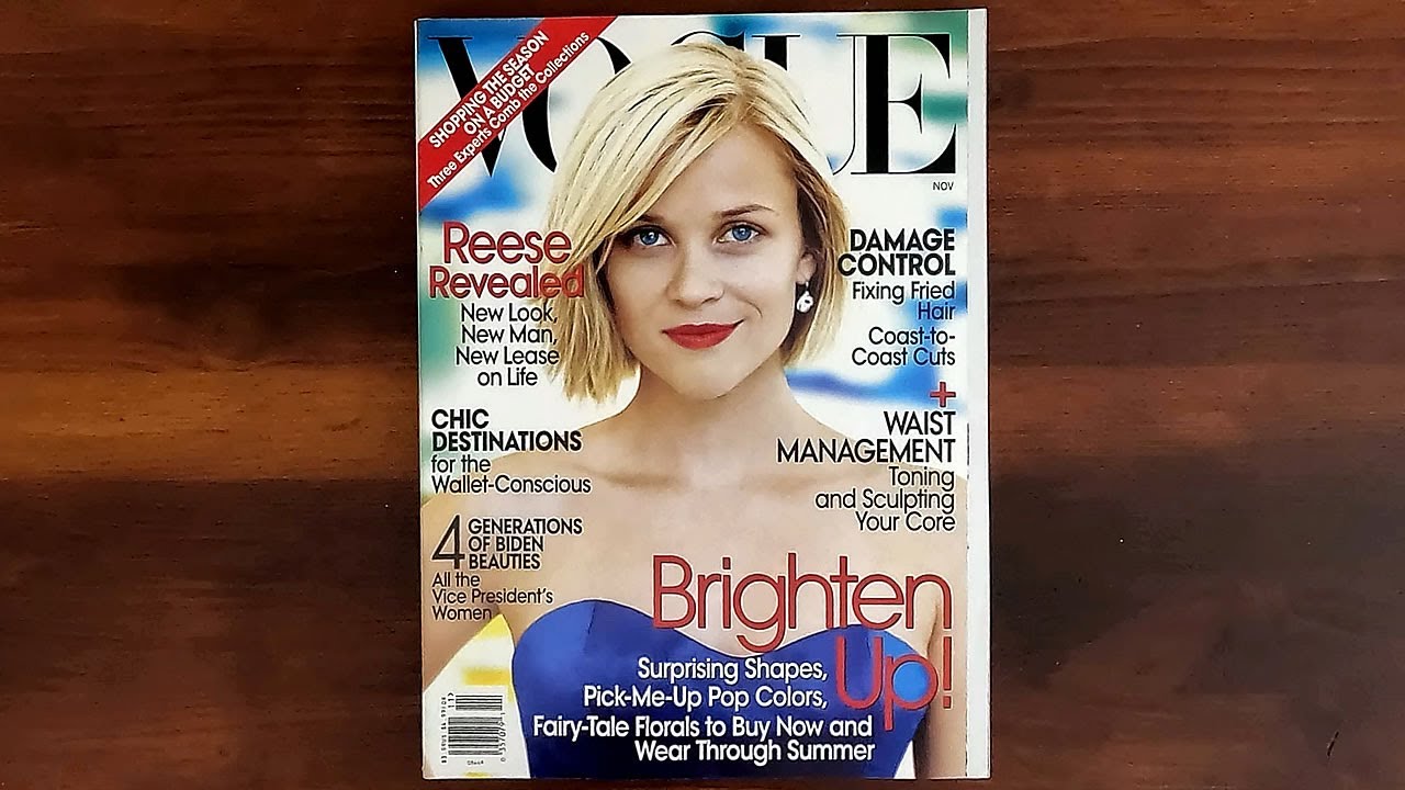 Vogue November 2008 Reese Witherspoon, Natalia Vodianova | ASMR ...