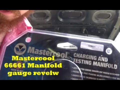 Mastercool R134a manifold gauge 66661 review - YouTube