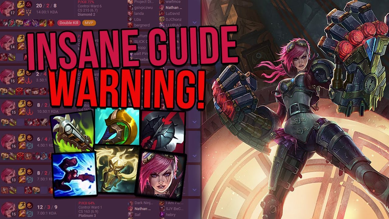 Vi Season 13 Jungle Guide | The SECRET to using R, Q Theory, Jungle ...