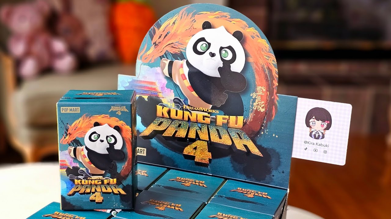 🐼 Pop Mart x Kung Fu Panda 4, blind box case unboxing! - YouTube