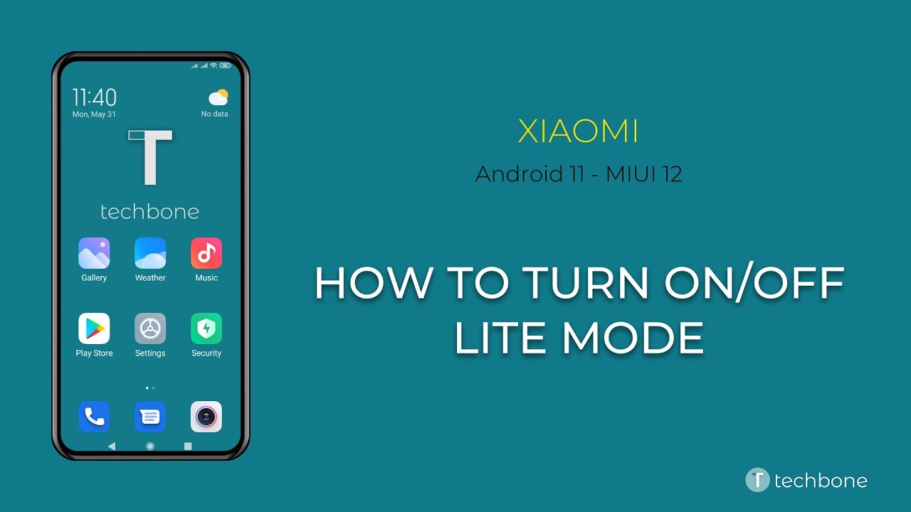 How to Turn On/Off Lite mode - Xiaomi [Android 11 - MIUI 12] - YouTube