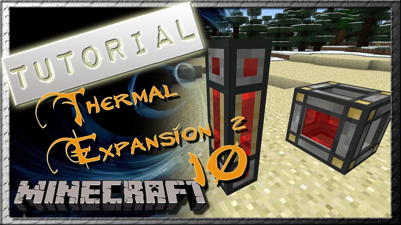 Minecraft Mod Tutorial - 10 - Thermal Expansion - Redstone Energy Cell ...