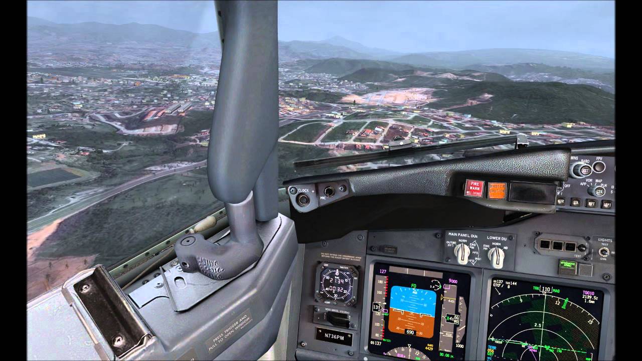 Toncontin Intl (MHTG) RNAV (RNP) RWY 02 landing - YouTube