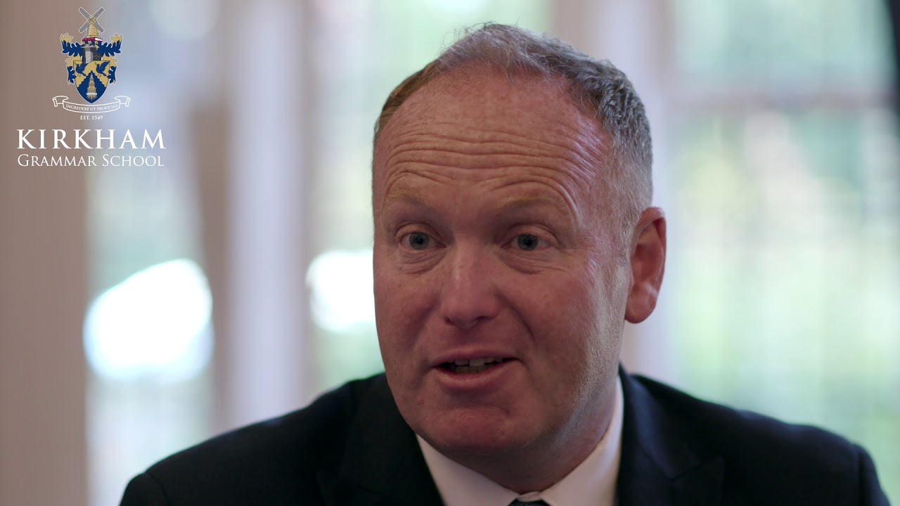 Kirkham Grammar School Headmaster Mr Daniel Berry - YouTube