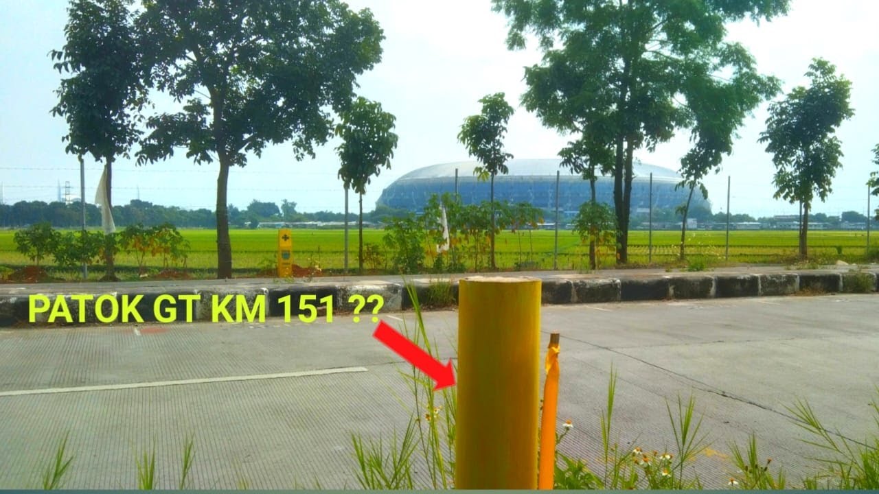 Patok Berderet Di Sebrang GBLA ‼️ Apakah Gerbang Tol KM 151 Padaleunyi ...
