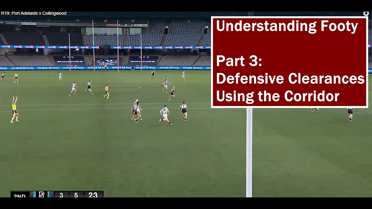 Understanding Footy - Defensive Clearances - Using the Corridor - YouTube