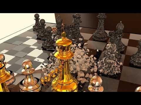 Blender chess animation 3 - YouTube