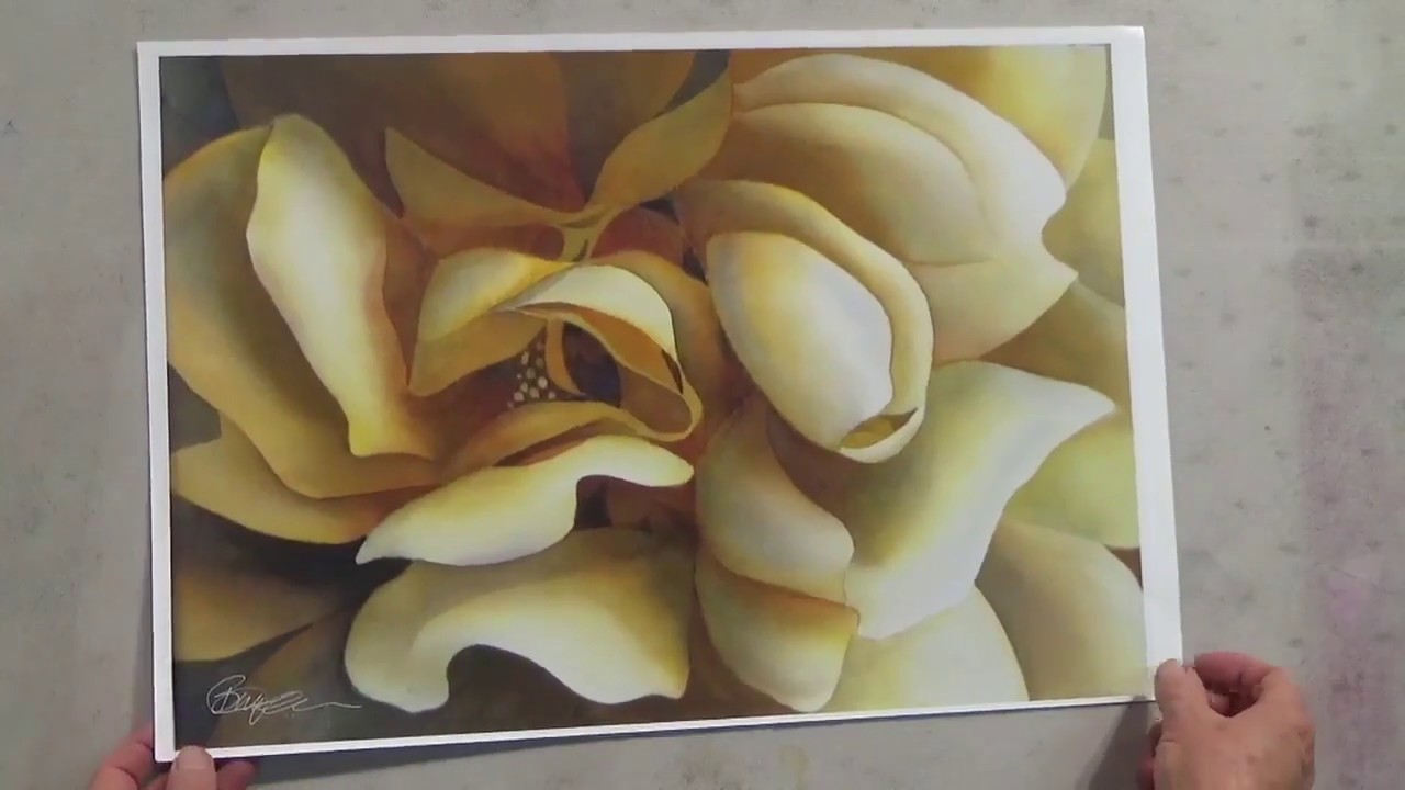 How to change a composition Birgit O'Connor Watercolors - YouTube
