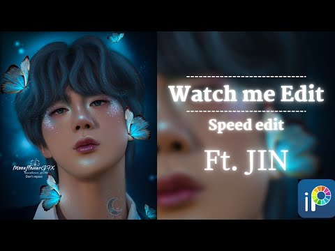 Watch me edit Ft.BTS Jin | Ibispaint x edit | Ibispaint x | Speed edit | Ibispaint x tutorial ...