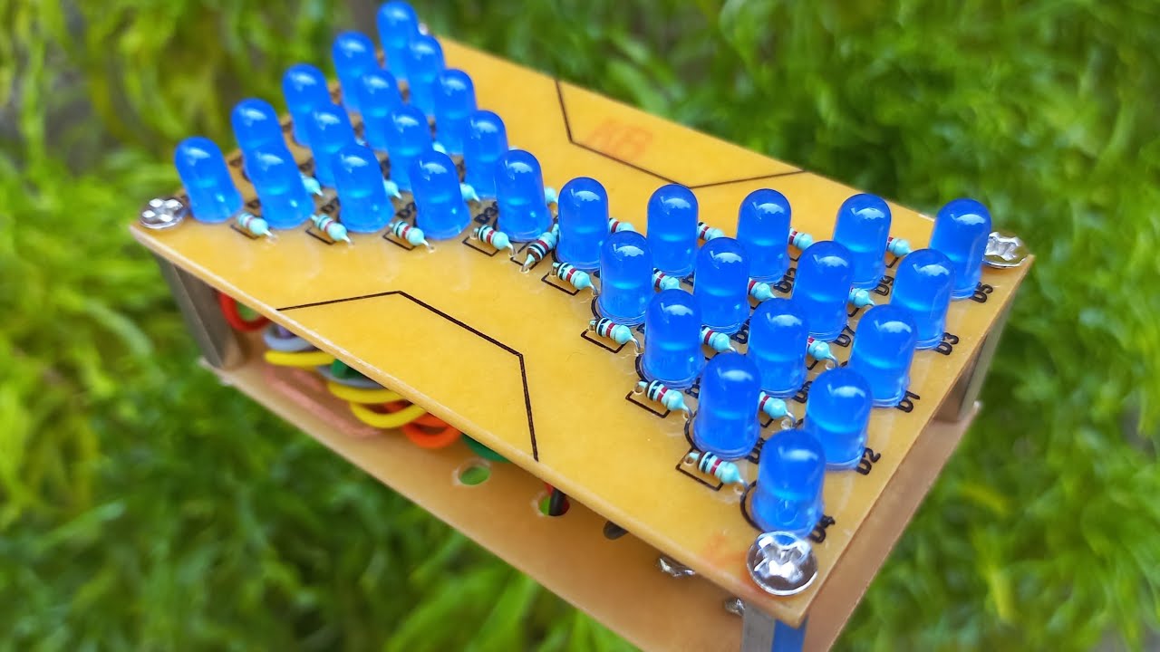 DIY LED Hourglass Timer Using CD4015 - YouTube