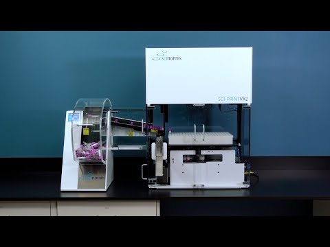 Sci-Print VX2 Tube Handling System with Scinomix VXQ Bulk Tube Feeder ...
