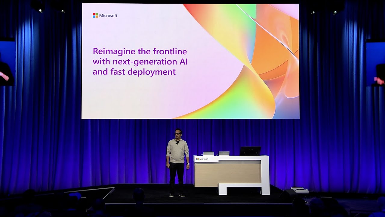 Microsoft Conference Stage