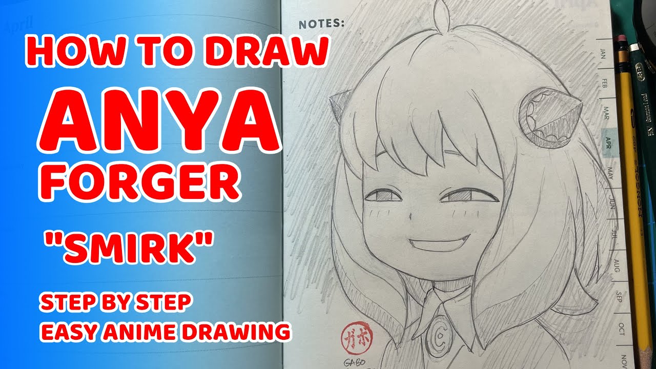 Smirk Drawing Easy
