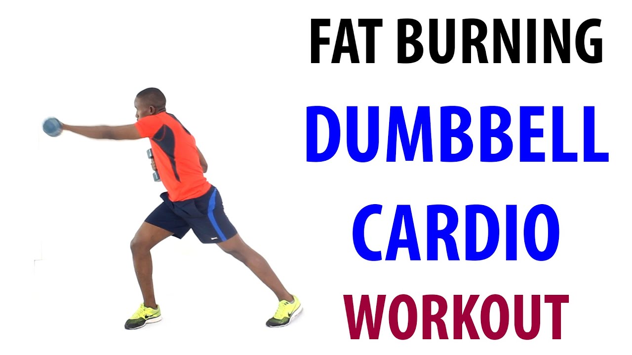 Fat Burning Cardio Dumbbell Workout For Beginners ~ No Repeats Workout ...