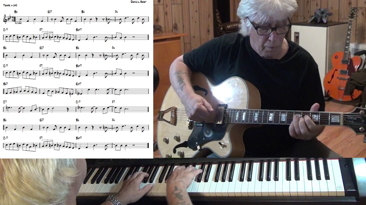 Move - Jazz guitar & piano cover ( Denzil Best ) - YouTube