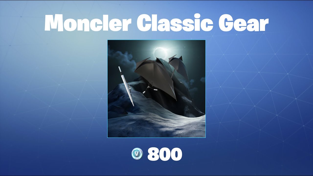 Moncler Classic Gear | Fortnite Bundle - YouTube