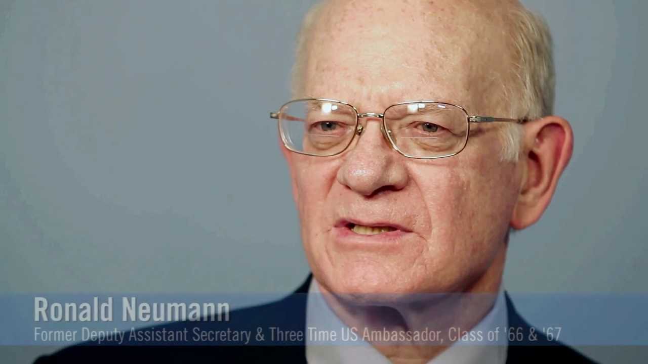UCR Alumni Interviews | Ambassador Ronald Neumann - YouTube