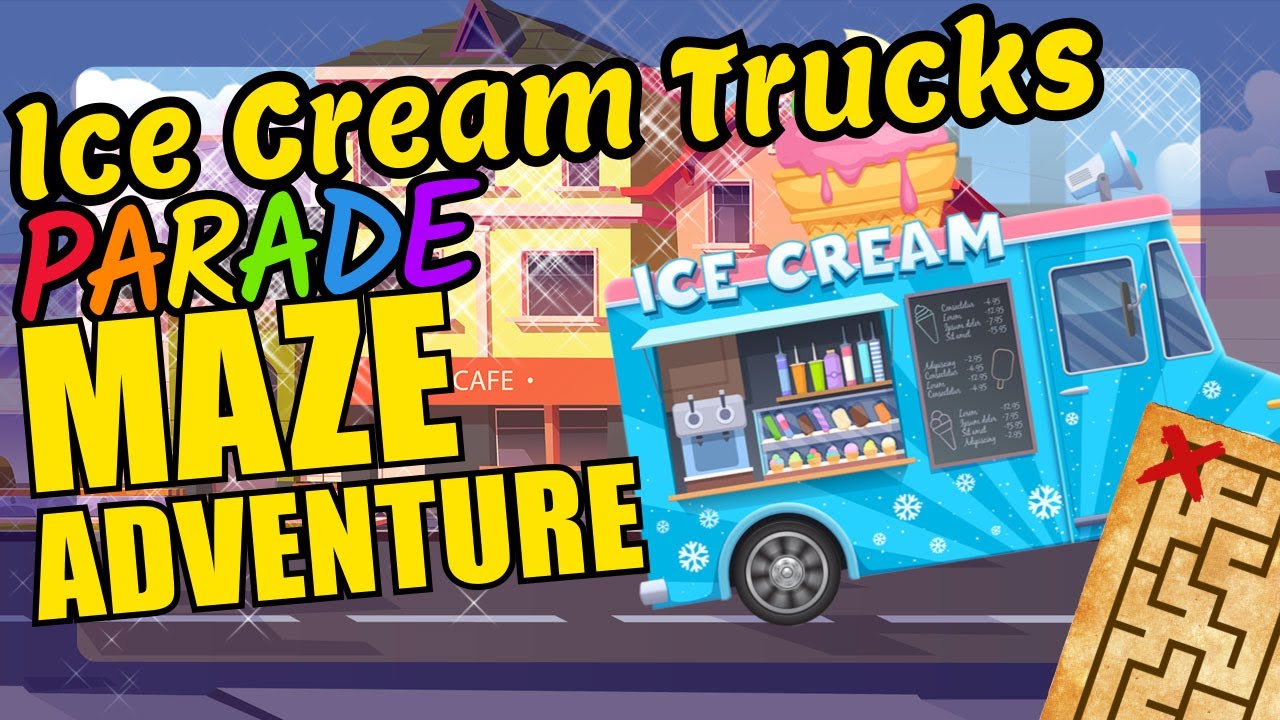 Ice Cream Truck Maze Adventure Educational Video for Kids - YouTube