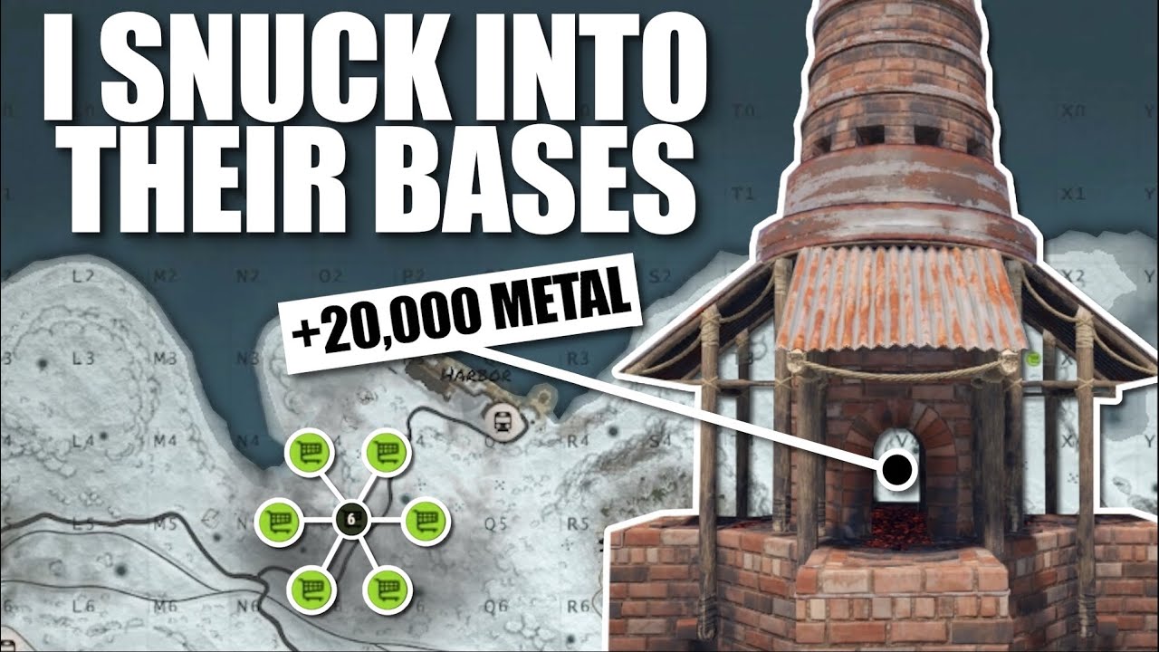 I SNUCK INTO THESE CLAN BASES on WIPE DAY | Solo Rust (1 of 5) - YouTube