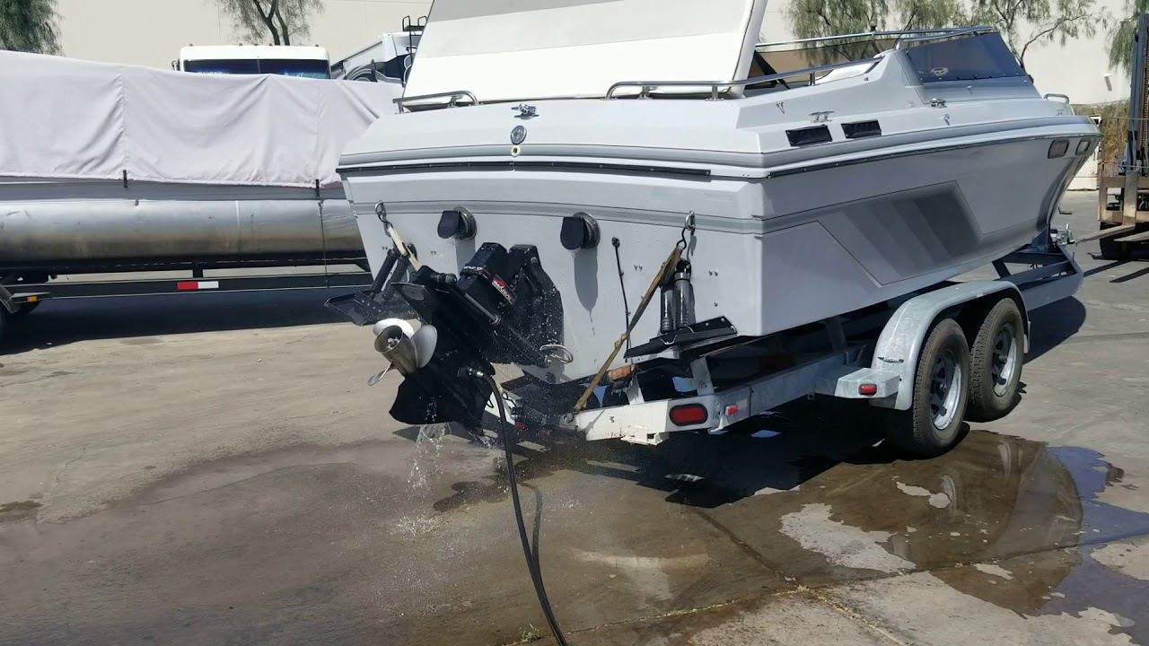 1991 Hardin 24' with a Paul Pfaff 502 engine - YouTube