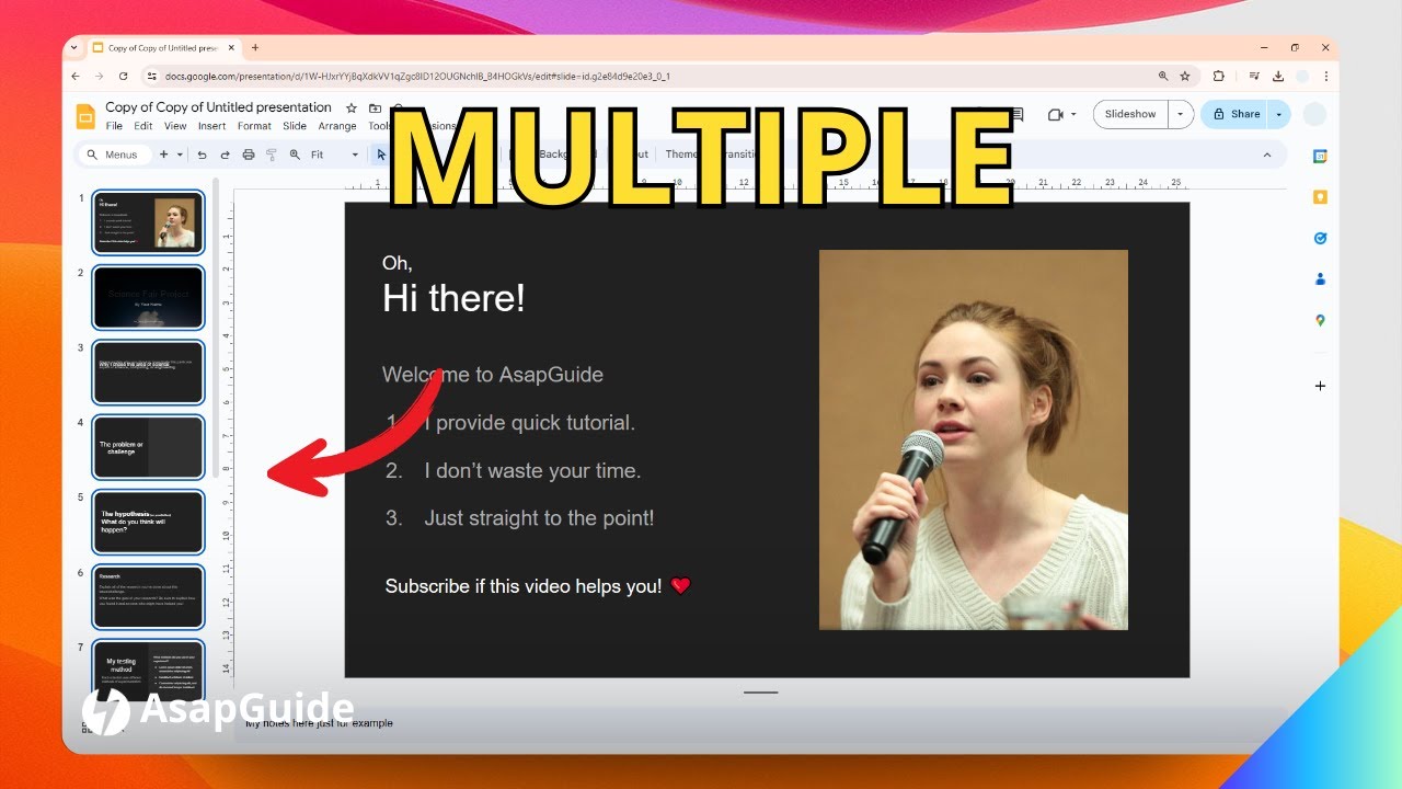 How to Delete Multiple Slides in Google Slides - YouTube