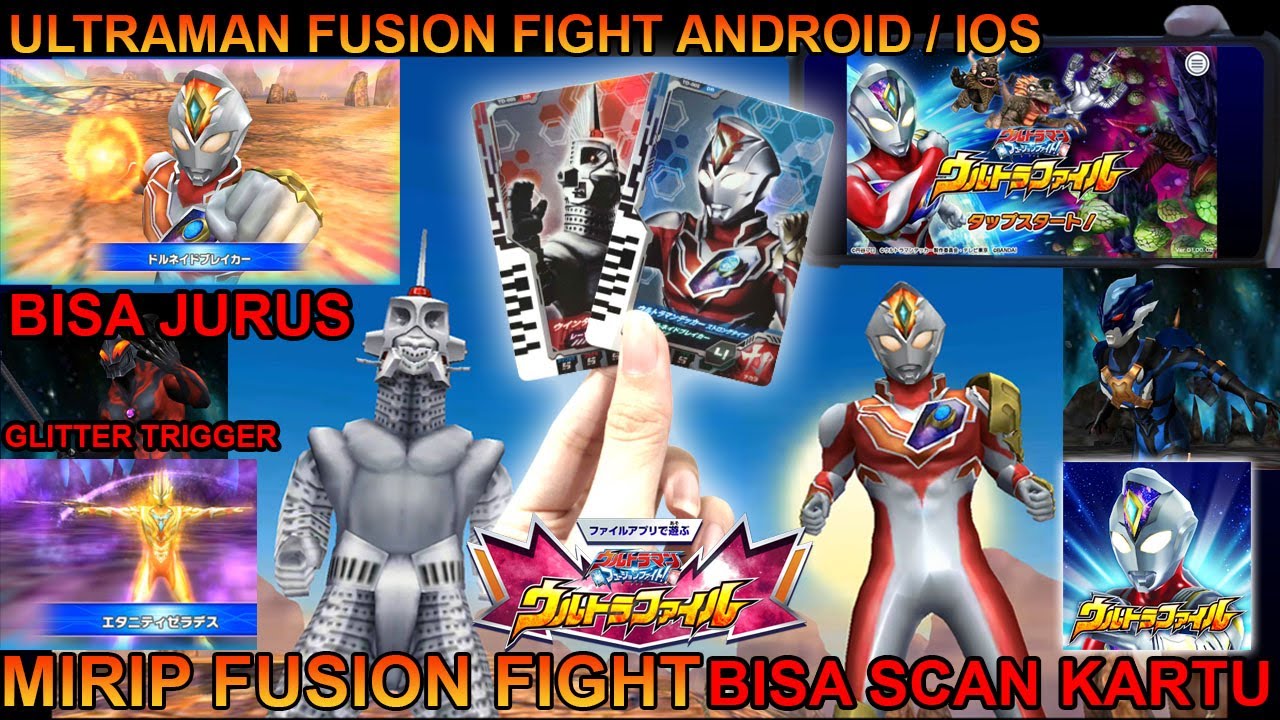 ULTRAMAN FUSION FIGHT DI HP DECKER STRONG TYPE & WINDOM ADA GLITTER ...