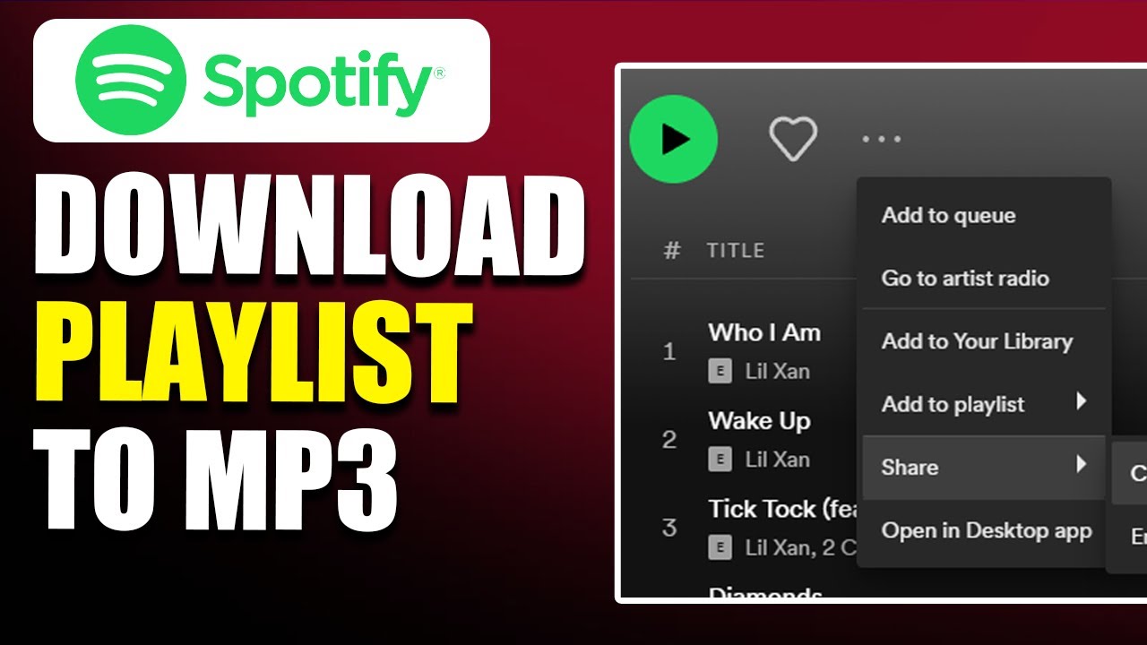 How To Download Spotify Playlist To MP3 - YouTube
